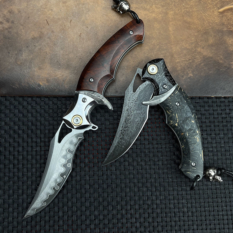 Shadowfang – VG10 Damascus Steel EDC Knife – Edctitan