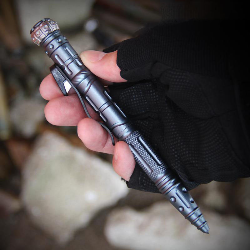 SpinStrike : 9 in 1 Multifunctional Heavy-Duty Ballpoint Pen – Edctitan