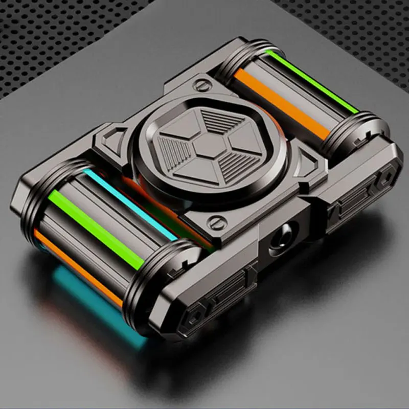 IronTrack ：Glow in The Dark Metal Fidget Spinner – Edctitan