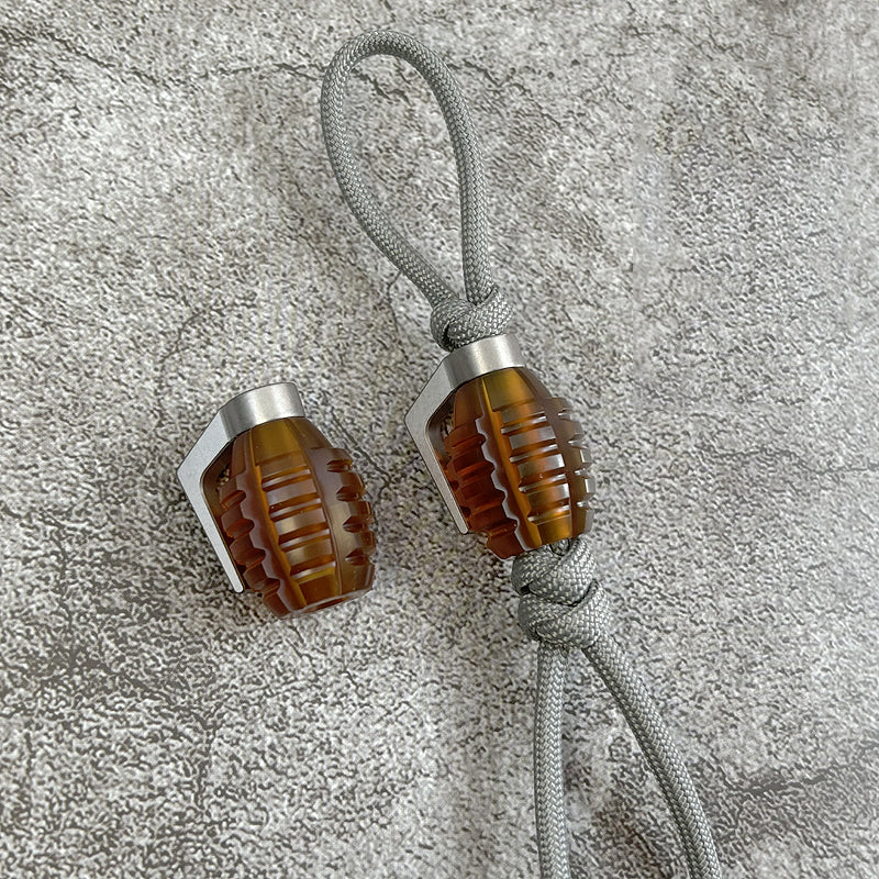 ADD ONS : Hand Grenade Titanium Knife Pendant – Edctitan