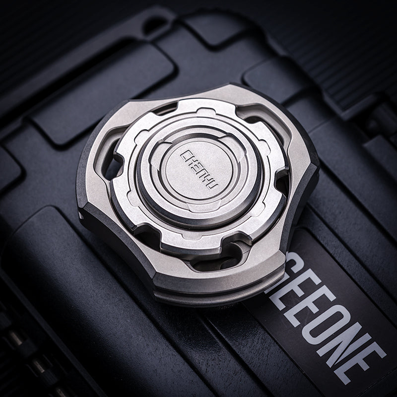 Titanium Compound Gyro Fidget Spinner:Modular EDC Stress Relief Toy ...