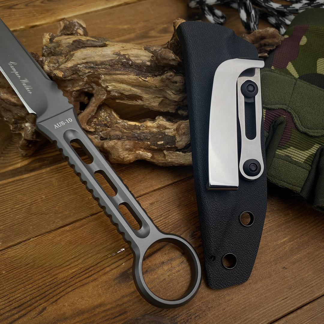 Cressi | AUS-10 EDC Fixed Blade Knife | Premium Outdoor & Utility Blad ...